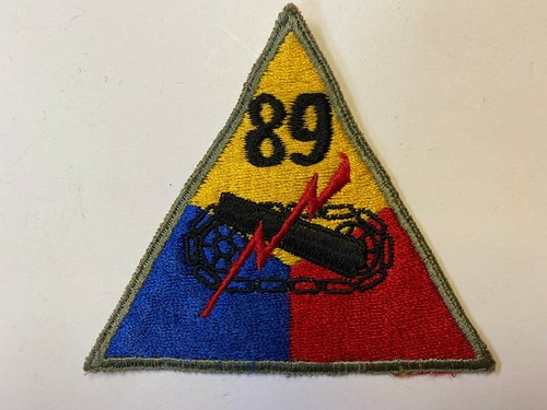TT252 Original WW2 US Army Armored Tank Battalion Patch 89th WC11 | eBay