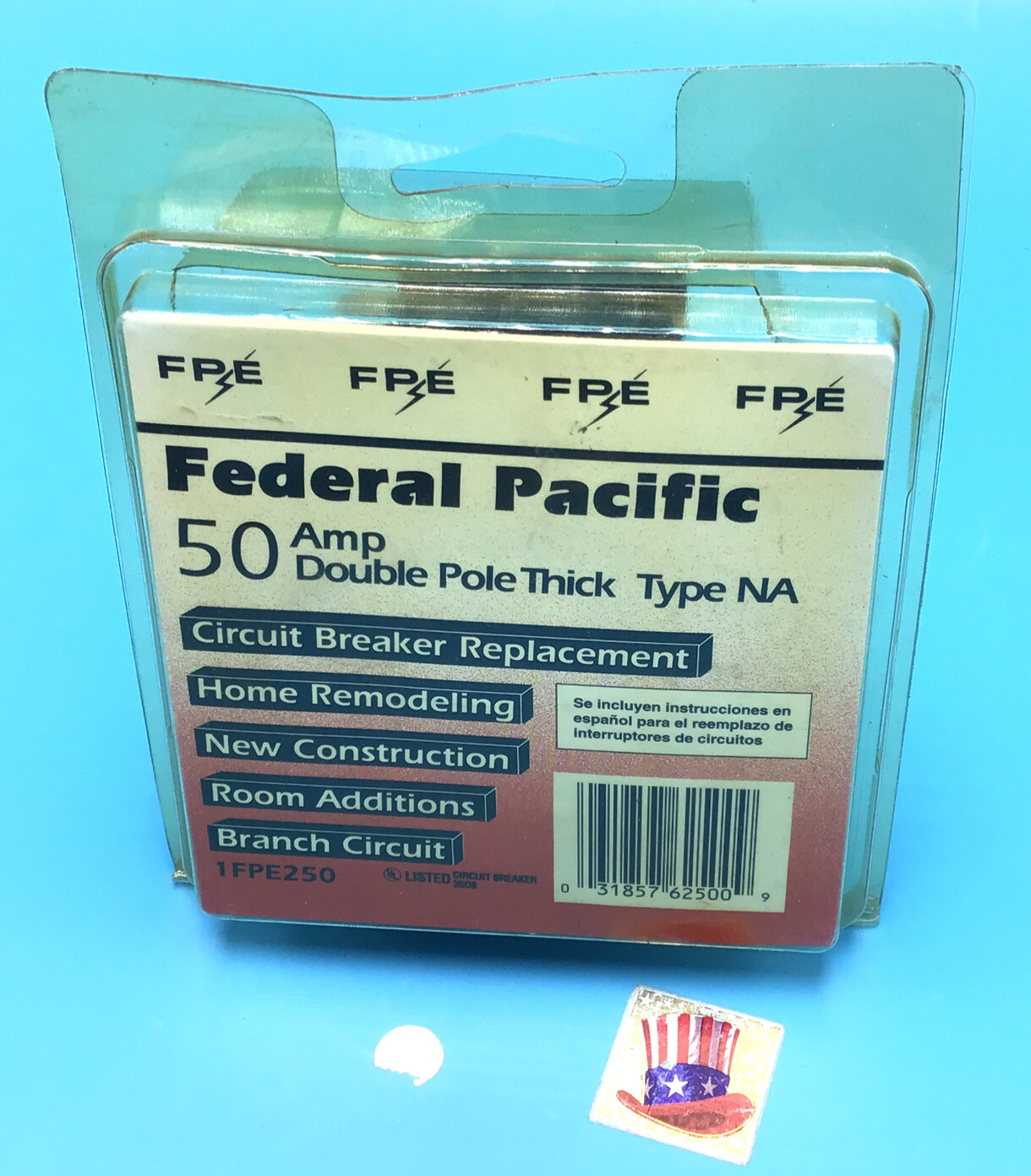 Federal Pacific 2 Pole 50amp Type NA Breaker NA250 for sale online | eBay