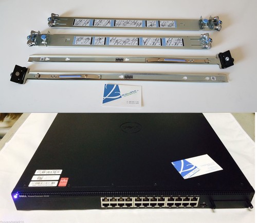Dell Powerconnect 8132 24x 10GBASE-T auto-sensing GbE Managed Switch w ...