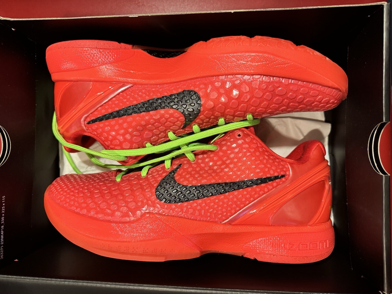 *Rare* Nike Kobe 6 Protro Reverse Grinch Size 10 - Gem