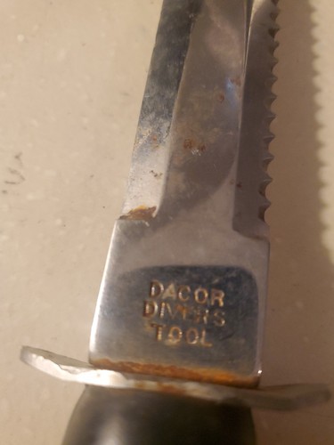 Vintage Dacor Divers Tool Pry-Bar Dive Abalone Knife 8" Made In JAPAN ...