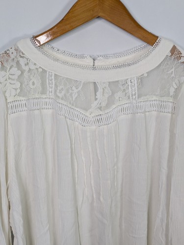American Rag Cie Top Women's 2x Lace Boho Romantic Summer Weekend | eBay