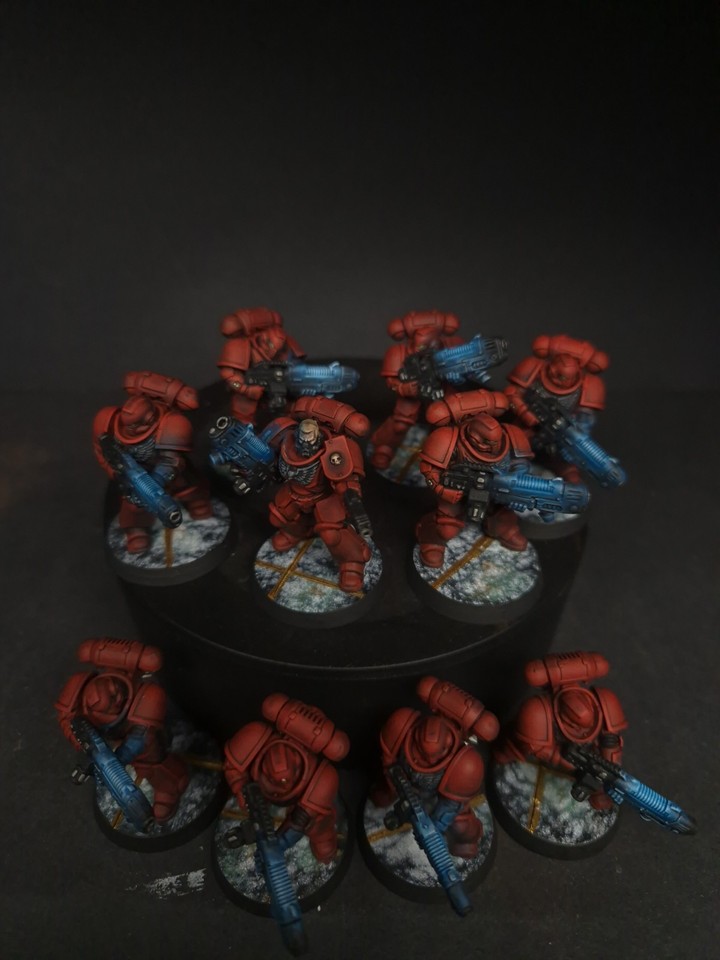 Warhammer 40k Blood Angels Hellblasters Painted Ready To Ship | eBay UK
