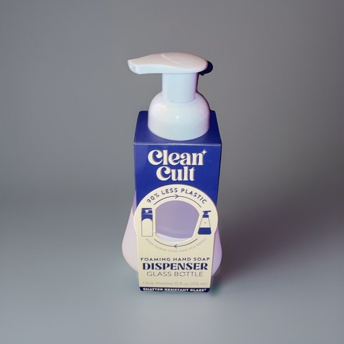 🔥 Clean Cult Hand Soap Glass Dispenser Lot – (2) 12oz + (1) 15oz – Eco ...