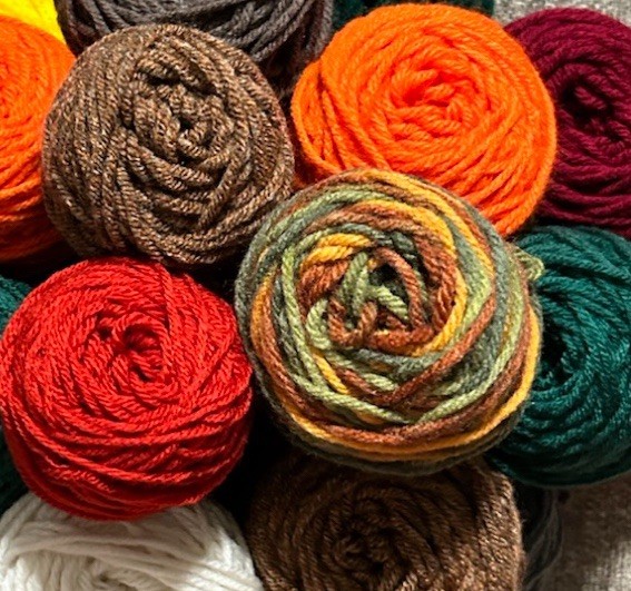 14 Ounces Of Yarn Scrap Lot. Random Assortment Skeins READ DISCRIPTION ...