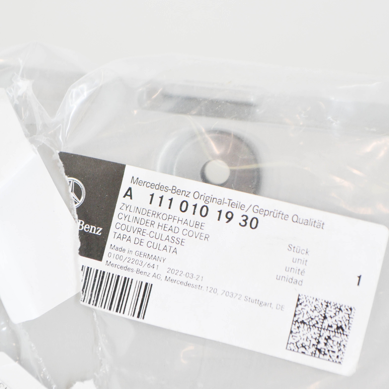 MERCEDES-BENZ SLK R170 Cylinder Head Cover A1110101930 NEW GENUINE | eBay