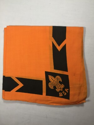 Standard yellow orange Boy Scout BSA Neckerchief | eBay