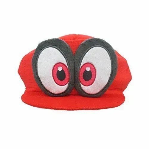 2pcs Super Mario Bros Odyssey Cappy Plush Doll Stuffed Toy & Hat Cap ...