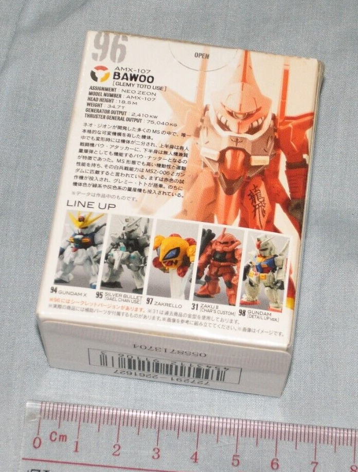 NEW & Sealed Bandai FW Gundam Converge #96 AMX-107 BAWOO (Glemy Toto ...