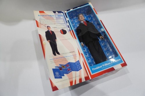 President Bill Clinton Talking Action Figure RARE 2003 W 25 Sayings for ...