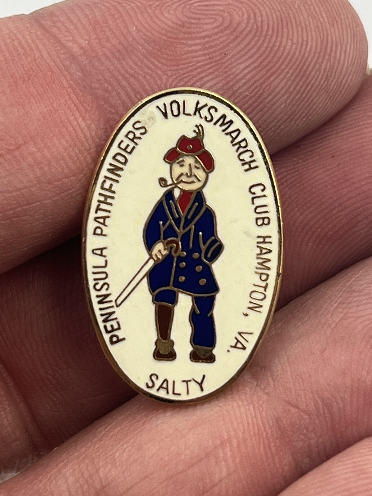 German Volksmarch pin Pathfinders Peninsula Club | eBay