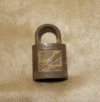 Antique Vintage Slaymaker Super Pad Lock padlock | eBay UK