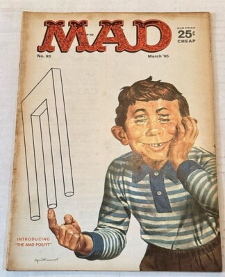 MAD Magazine March 1965 Issue No. 93 Introducing "THE MAD POIUYT" VF-6/ ...