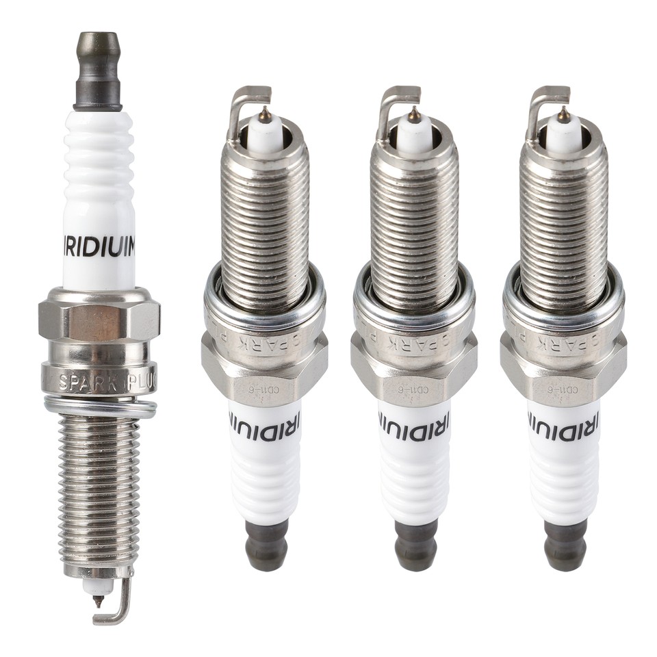 Set of 4 Ignition Coil + Spark plug For Hyundai Genesis Santa Fe Sonata ...