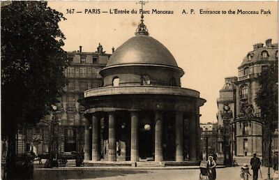 CPA PARIS 8e - L'Entrée du Parc Monceau (363135) | eBay.de