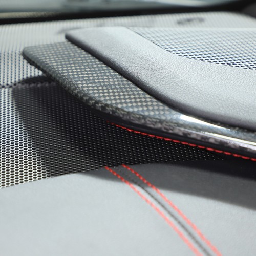 Carbon Fiber Dashboard Side Console Strip Trim For C8 Corvette Z51 Z06 ...