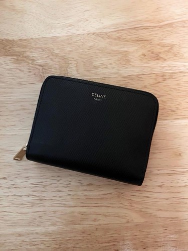 C Line Leather Wallet Mini Coin Case Celine | eBay