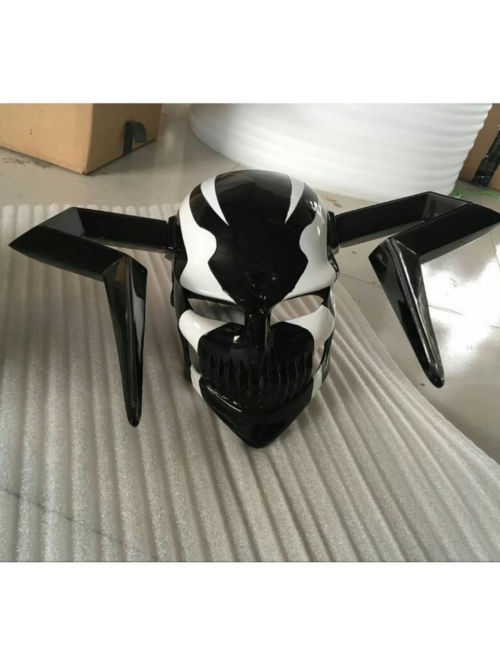 Bleach Kurosaki Ichigo Tensa Bankai Full Face Mask Helmet Red & White ...