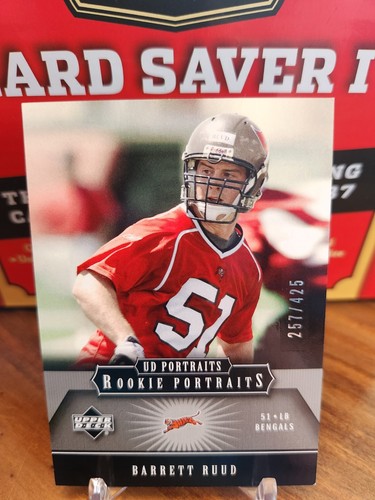 2005 Upper Deck Portraits - Rookie Portraits Barrett Ruud /425 ...