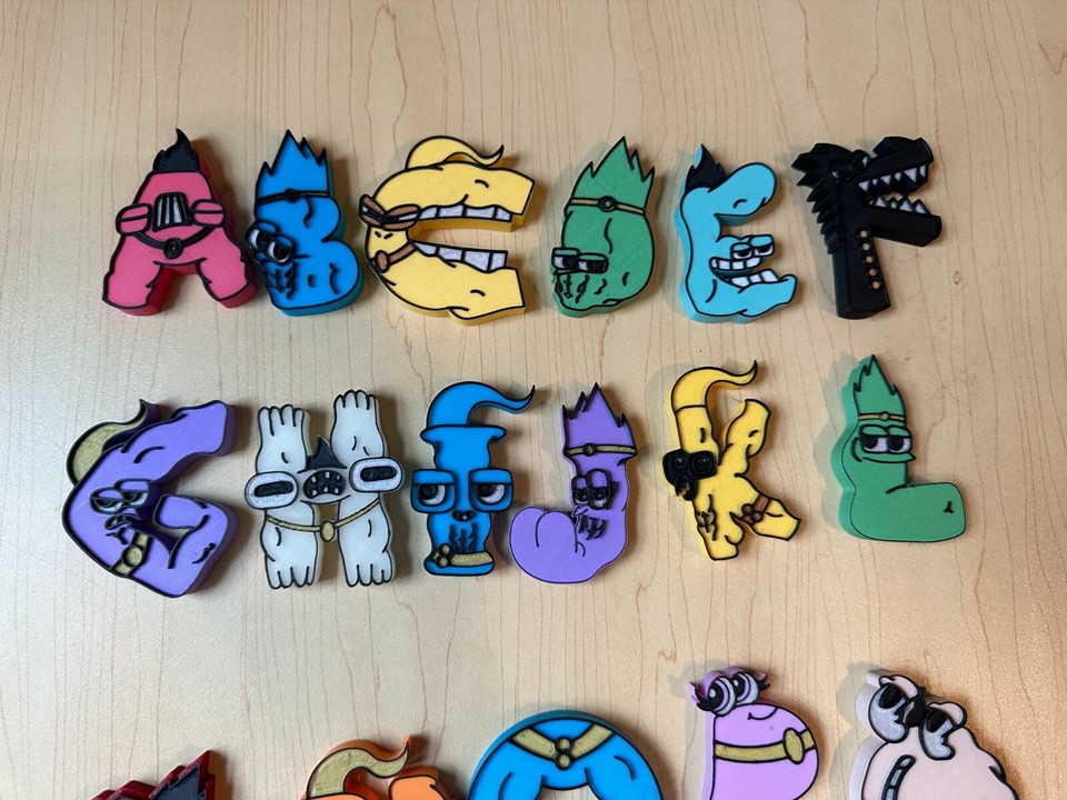 SUPERHERO Alphabet Lore Toys, Action Figures, Alphabet Lore Letters | eBay