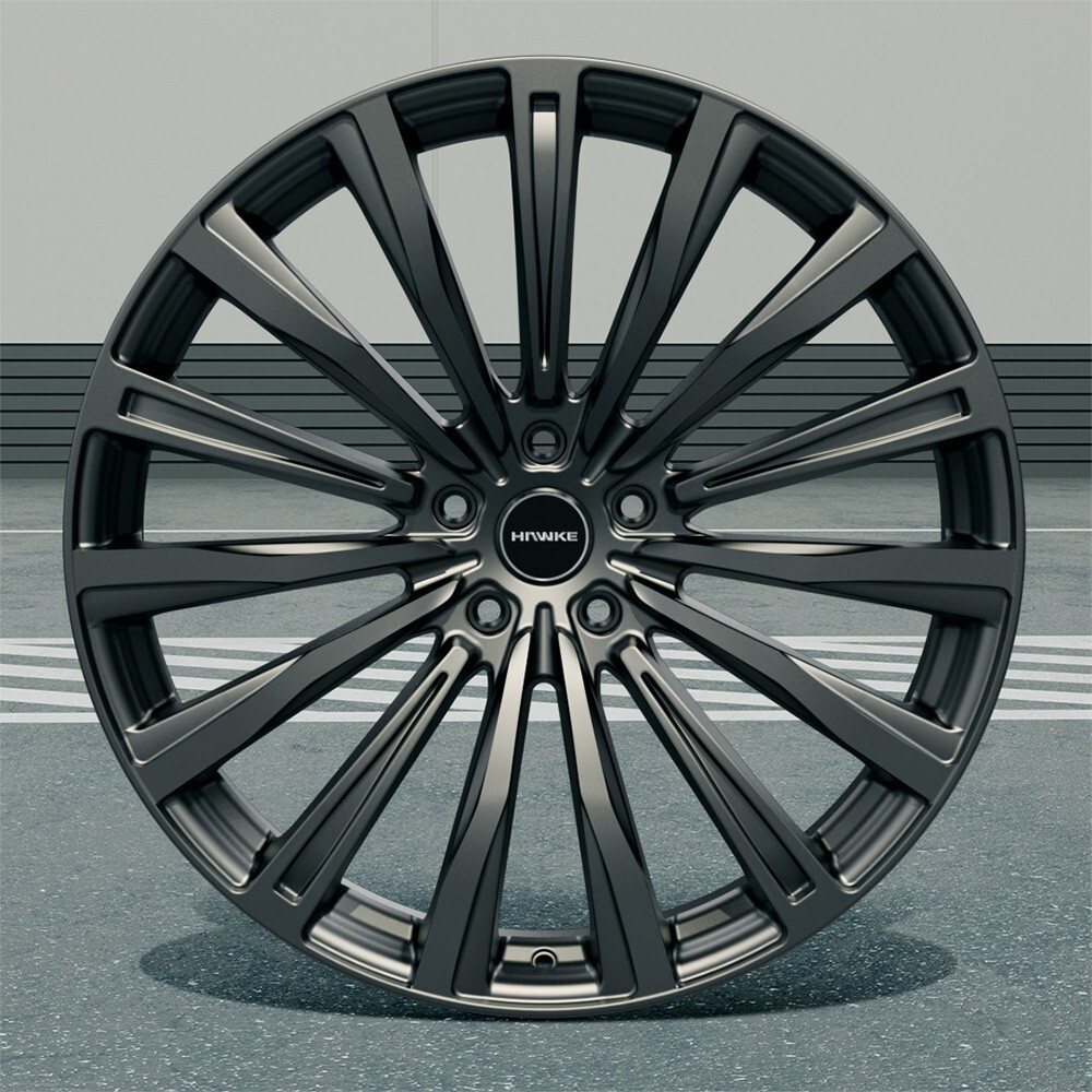 RANGE ROVER VOGUE L322 HAWKE CHAYTON Alloy Wheels 22x9.5 5-120 Matte ...