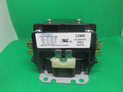 Packard Contactor C240C 2 Pole 40 Amp 208/240 Coil Voltage | eBay