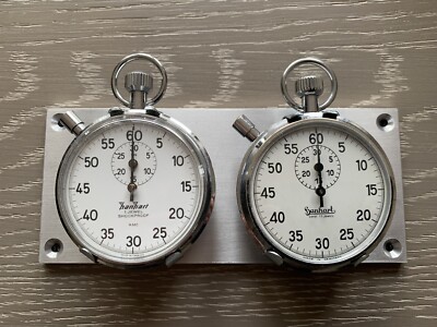 German Hanhart Stopwatch Set on a Dash Panel Dashboard Rally Timer 9 | eBay
