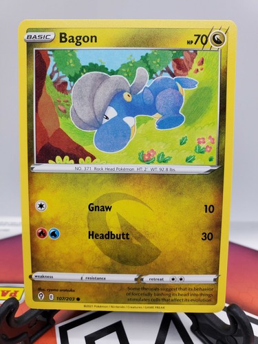 2021 Pokemon TCG Evolving Skies Series Bagon Card | eBay
