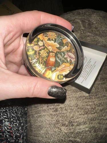 Daphne Pain Hand Cast Glass Paperweight Vintage Flowers owl | eBay