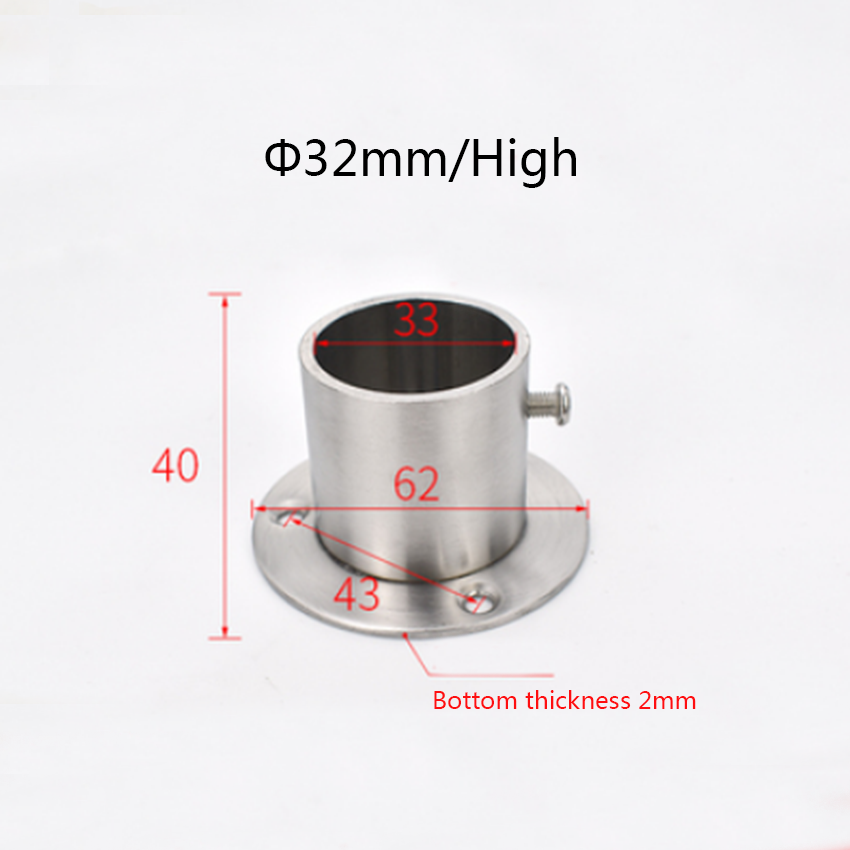 Φ19/22/25/32mm Flange FLG Connector Pipe Flange Pole Fitting Liner ...