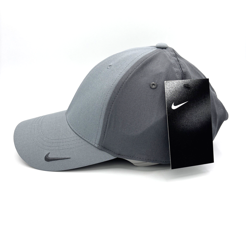 Nike Golf Hat Legacy 91 Dri-Fit Grey Adjustable | eBay