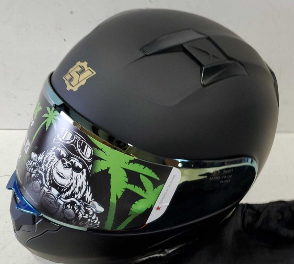 HAX Amatista Modular Flip-Up Dual Visor Motorcycle Helmet - Medium ...