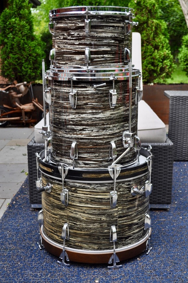 Ludwig Black Oyster Pearl Jazette BOP Kit : 1965 | eBay