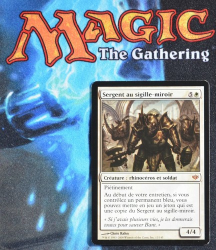 "Sergent au sigille-miroir" - carte rare mythique Magic MTG - CONFLUX ...