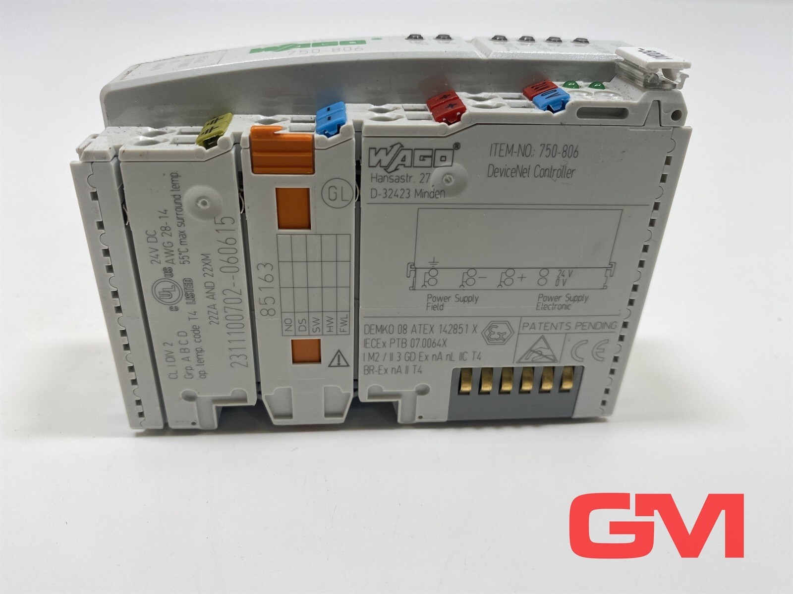 Wago DeviceNet Controller 750-806 I / o-Ankopplung Feldbus Sps ...
