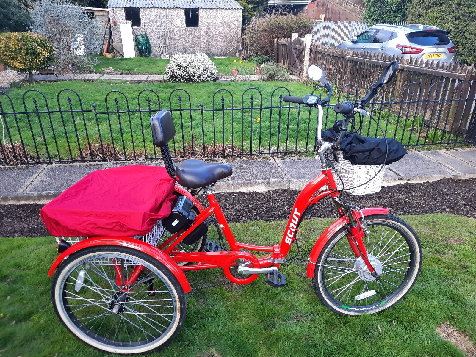 Scout E Tricycle (Disability), Folding, 6 Gears, 250 watt, 12.8 AH ...