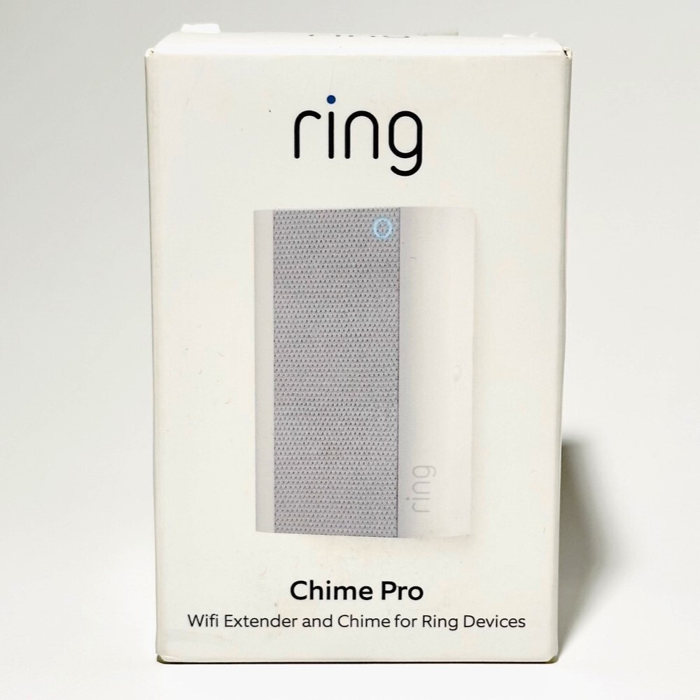Ring Chime Pro Wi-Fi Extender for Smart Doorbell - White (8AC1PZ-0EN0 ...