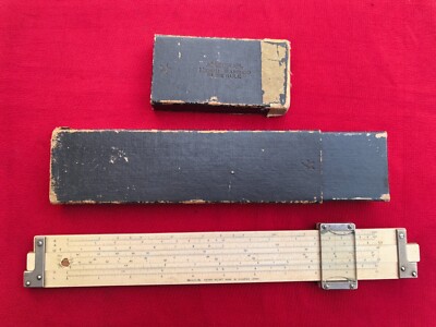 Vintage SUN HEMMI Bamboo Slide Rule No.157 Made in Occupied Japan | eBay