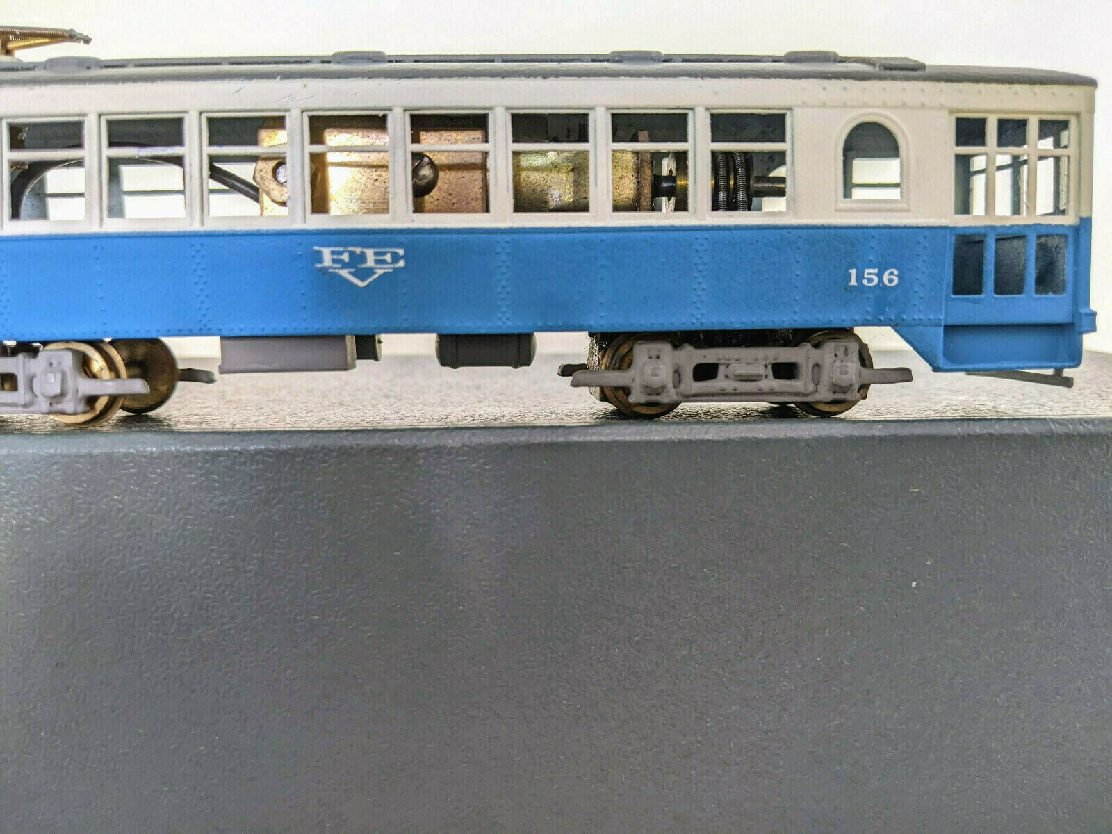SUPER RARE! *MTS BRASS INTERURBAN TROLLEY CURVESIDER HO *CUSTOM-PAINT ...