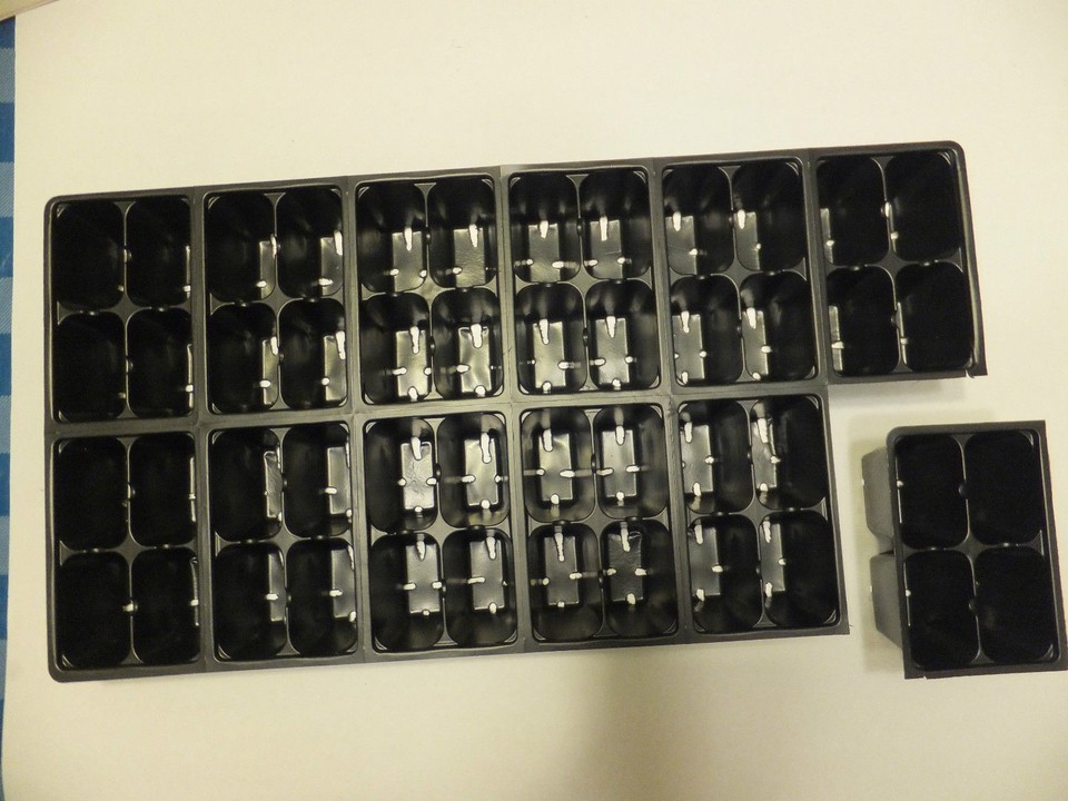 10 SHEETS Seed Starter Trays Inserts Packs - 1204 style - 480 cells 48 ...