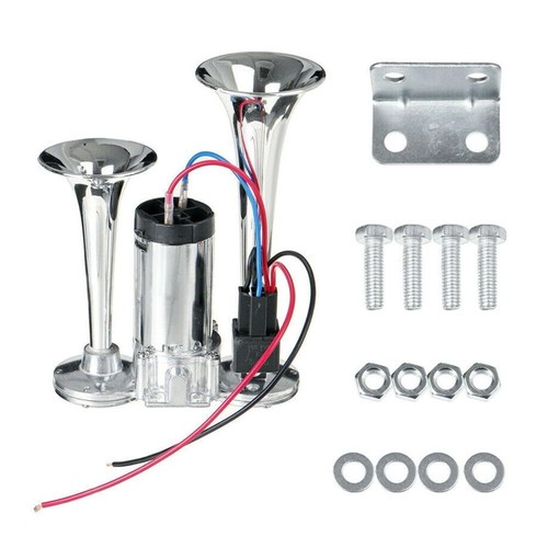 Klaxon à Air 12V 150 dB pour Camion Trompette Double Super Fort pour ...