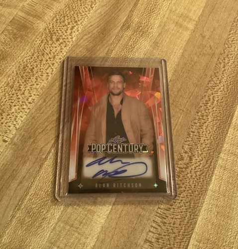 2025 LEAF POP CENTURY ALAN RITCHSON ORANGE CRYSTALS 1/1 AUTOGRAPH ...