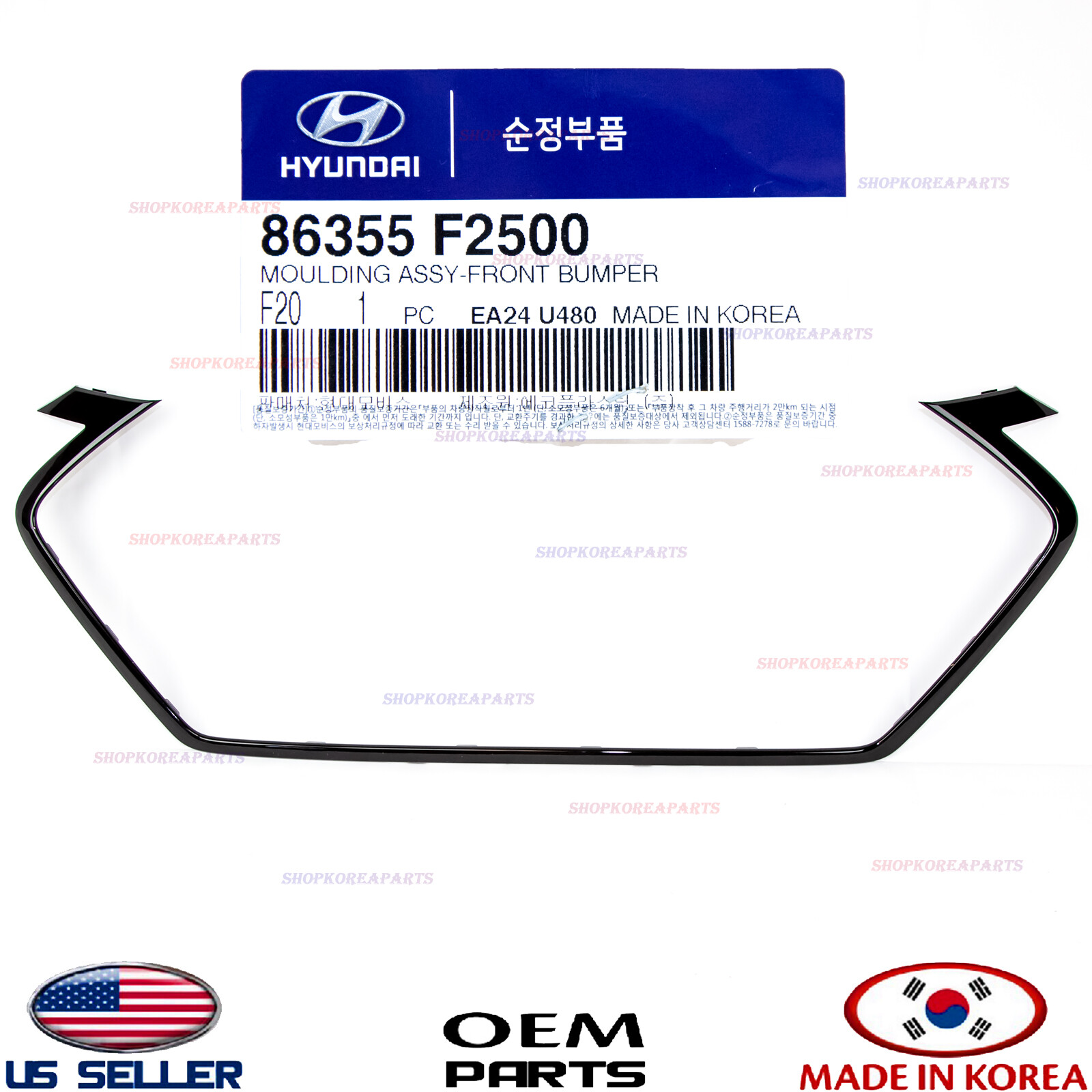 Front Radiator Grille + Center Molding ⭐set 2pcs⭐ ELANTRA SPORT 1.6L ...