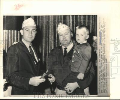1961 Press Photo Robert Hansen & Ted Connell- Veterans of Foreign Wars ...