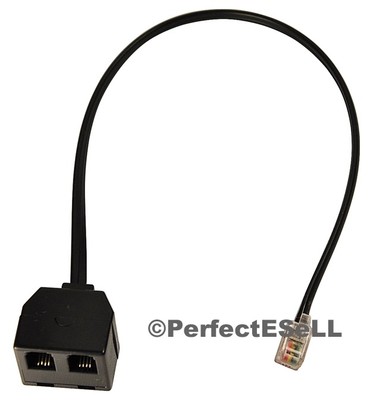 Telephone Training Adapter Two Way Splitter For Avaya Mitel Polycom GE ...