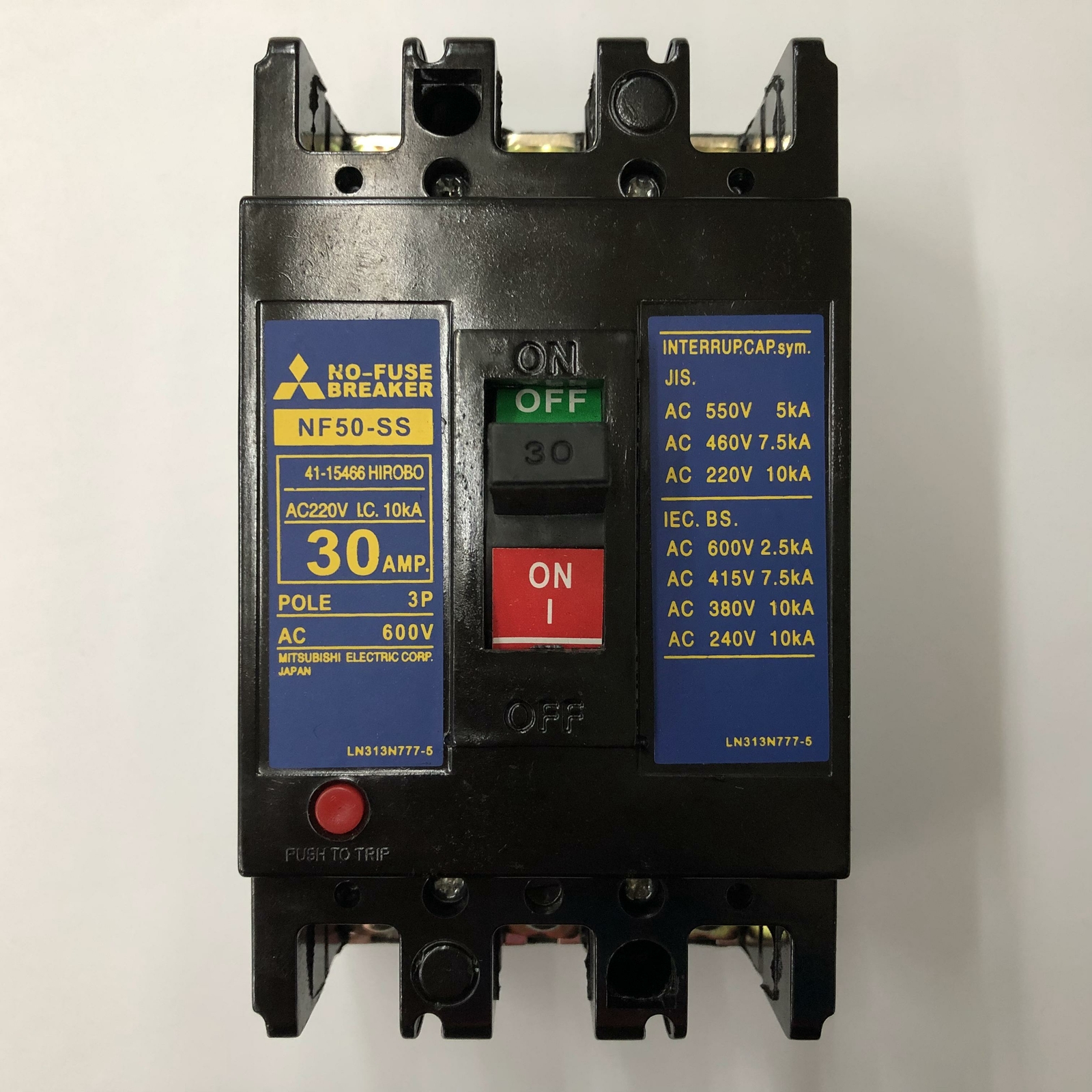 MITSUBISHI NF50-SS-3P-30A / NF50SS3P30A ( TESTED CLEANED) for sale ...