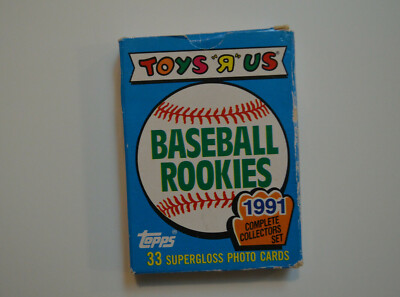 Vintage 1991 TOYS R US BASEBALL ROOKIES Topps 33 card set | eBay