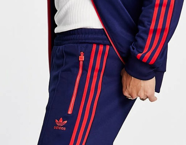 LG adidas OG MEN'S BECKENBAUER TRACKSUIT JACKET & PANTS Blue/Red LAST1 ...