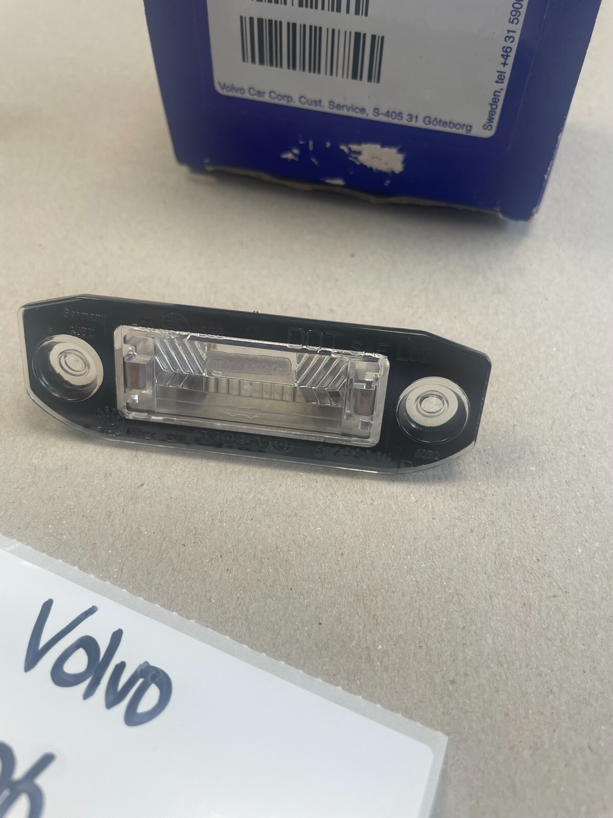 Volvo V50 2008 Number Plate Light 31253006 Civ1130 for sale online | eBay