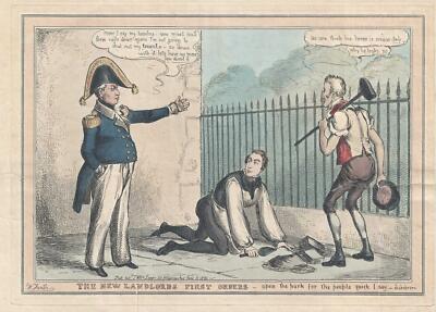 1830 Heath Political Cartoon After the Ascension of King William IV | eBay